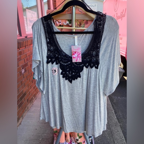 blissfully beautiful boutique | Tops | New Womens Lace Blouse Sizes ...